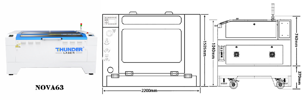 CNC Laser Cutter - Nova 63